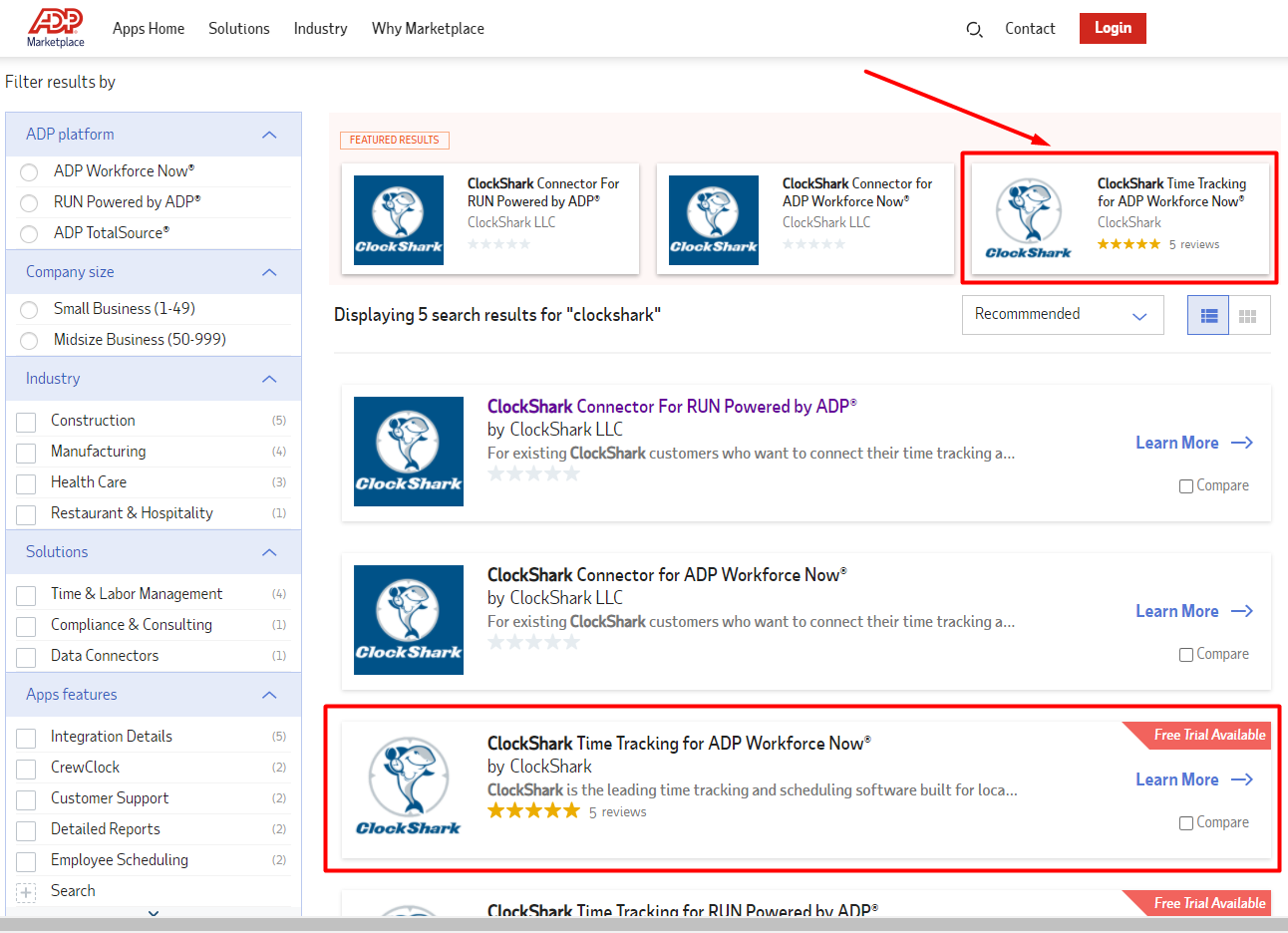 Using the ADP Workforce Now Integration